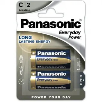 Panasonic LR14EPS/2BP Everyday Power Alkalne baterije, 2×C