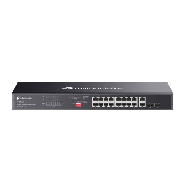 TP LINK LAN Switch TP-Link DS1018GMP 18x1G/16PoE/250W/Smart/RM