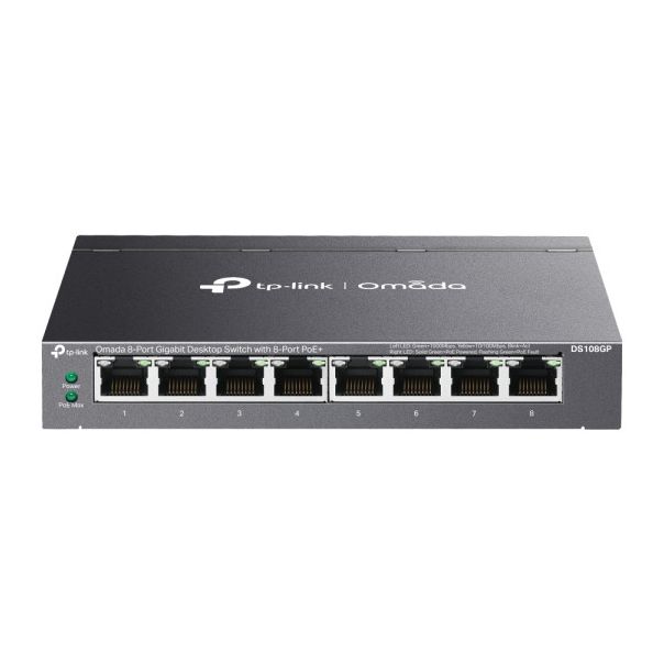 TP LINK LAN Switch TP-Link DS108GP 8x1G PoE/65W