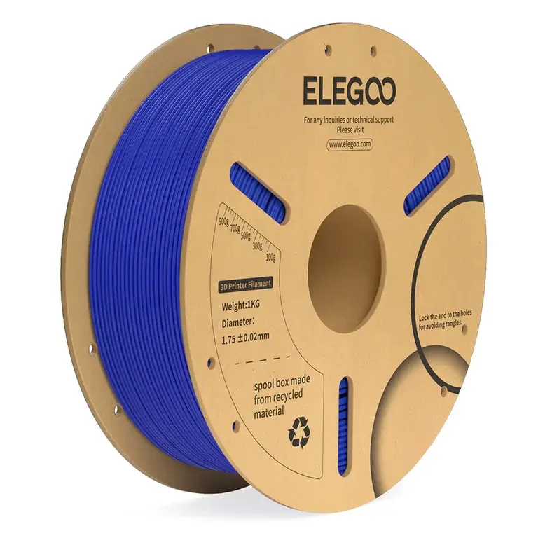 Elegoo Filament za 3D štampač, PLA+, 1.75mm, 1kg, Tamnoplavi