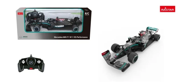 Auto na daljinski Mercedes AMG F1 W11EQ performance 1:18 Rastar A084378
