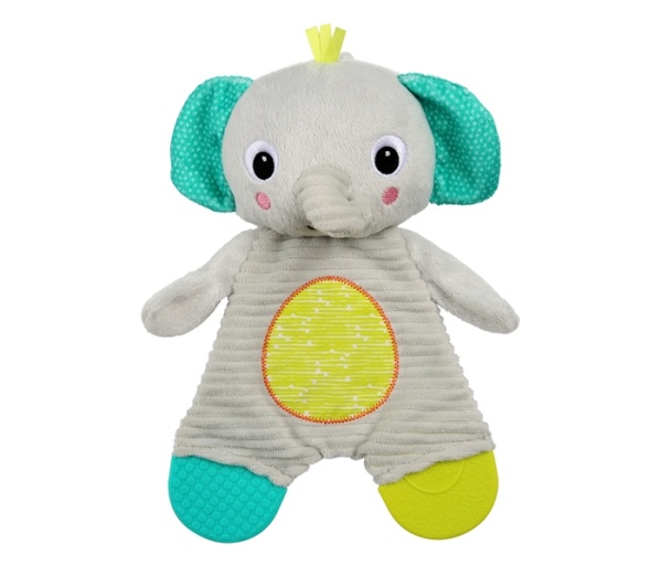 Plišana igračka Glodalica 0m+ Kids II Bright Starts Snuggle & Teethe Elephant SKU12347