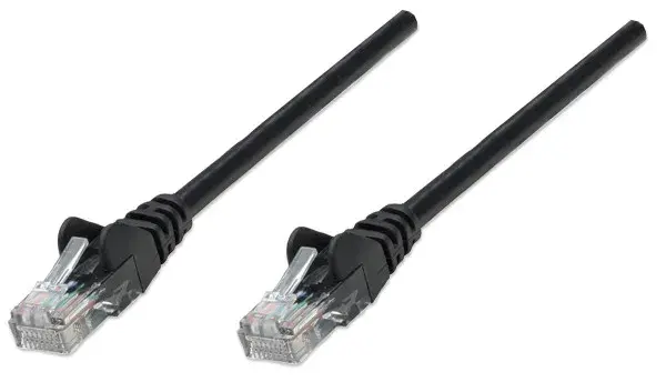 Intellinet UTP kabl 320757, Cat5e, CCA, 2m, Crni