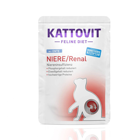 Kattovit Kidney-Renal sosić za mačke Pačetina 85g – podrška bubrezima