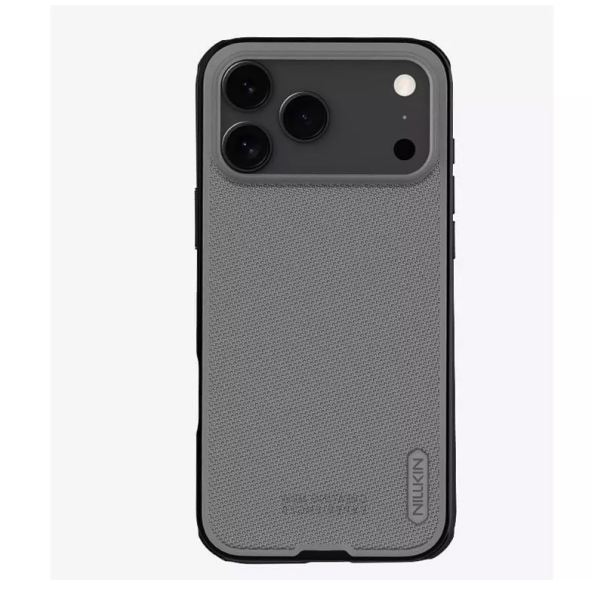 Maska za iPhone 17 Pro Max (bez otvora za logo) Nillkin Super Frosted Shield Pro transparent crna