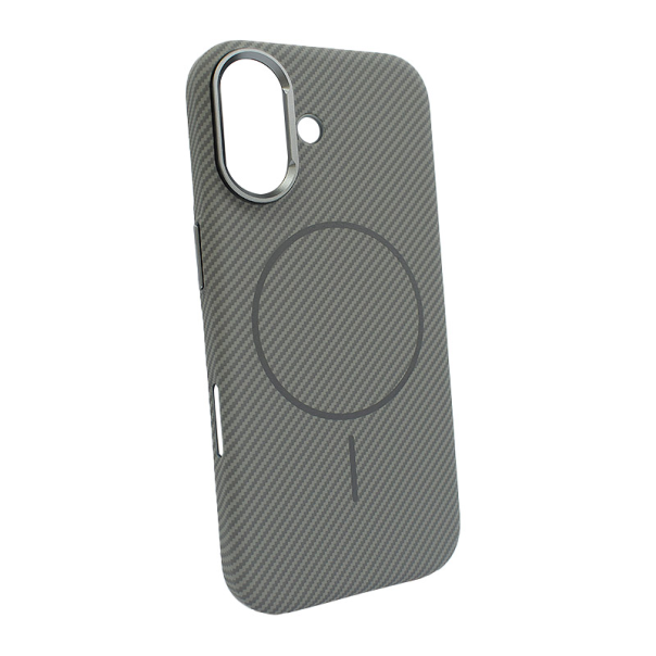 Maska za iPhone 17 Mag Case Kevlar Ultra Thin siva