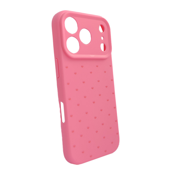 Maska za iPhone 17 Pro Cute Heart pink