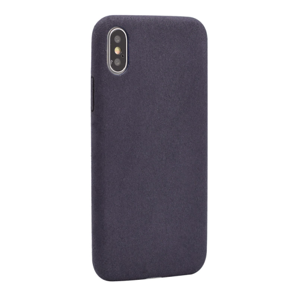 Maska za iPhone X Leather Plain plava
