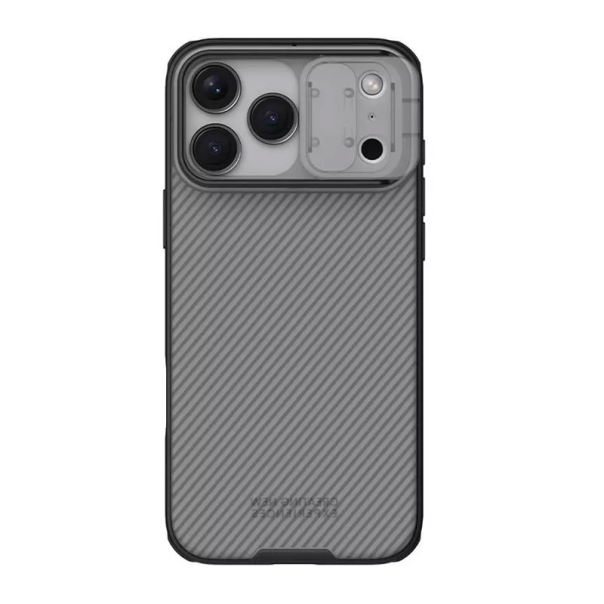 Maska za iPhone 17 Pro Max Nillkin CamShield Pro transparent crna
