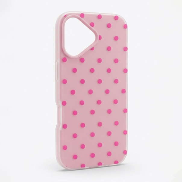Maska za iPhone 17 Candy Dots pink