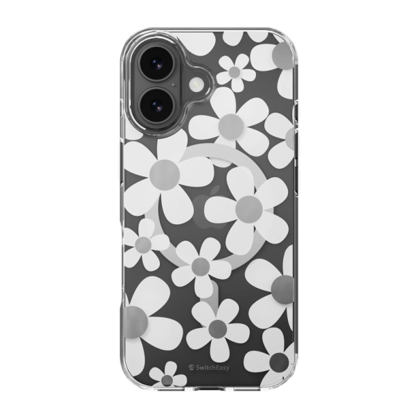 Maska za iPhone 17 Mag Case SwitchEasy Fleur bela
