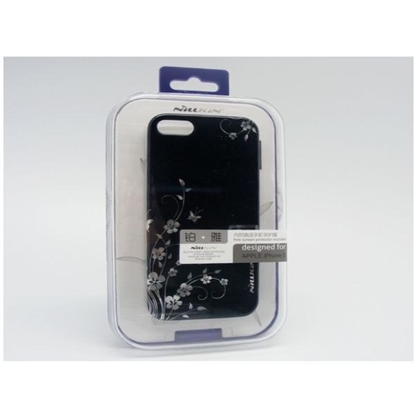 Nillkin Boya za iPhone 5 crni+PVC folija