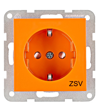 Utičnica sa zaštitom, kaveznim stezaljkama, ZSV, narandžasta
VISIO S 55 (55x55)