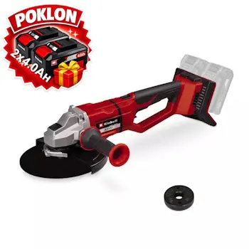 Einhell PROFESSIONAL akumulatorska ugaona brusilica AXXIO 36/230 Q 4431160 + POKLON Twinpack 4.0Ah plus 4511489