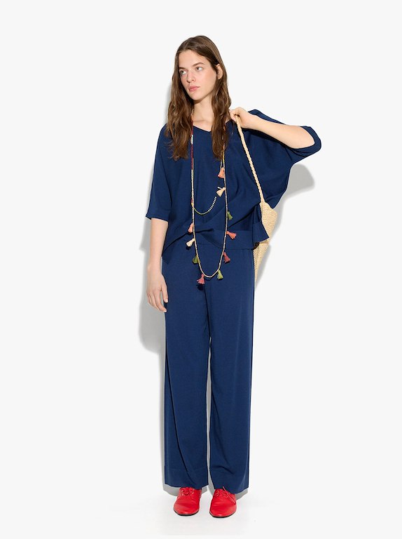 KNIT TROUSERS WITH ELASTIC WAIST