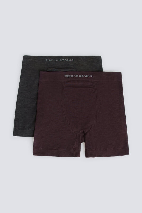 2er-Pack nahtlose Sport-Boxershorts
