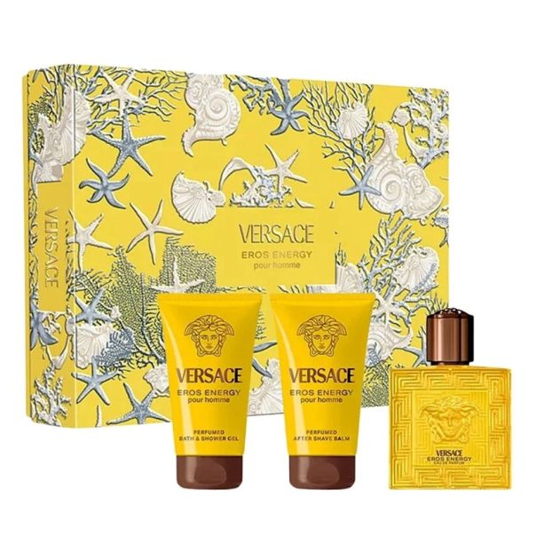 Versace Eros Energy Set (EDP 50ml + SG 50ml + ASB 50ml)