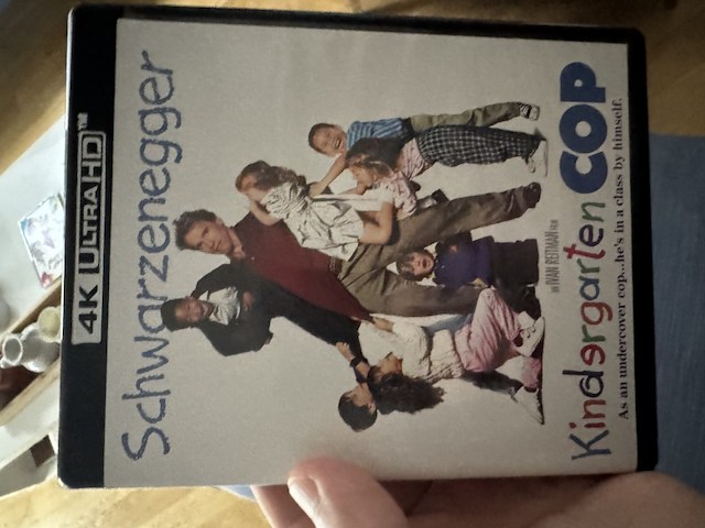 Kindergarten Cop 4k plus blu ray