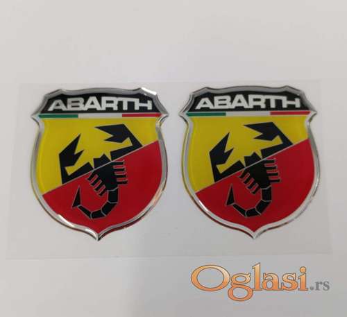Abarth stikeri za bocna krila