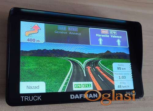 Profesionalni GPS DAFMAN 7 HD 8gb mape APRIL 2026 u ceni
