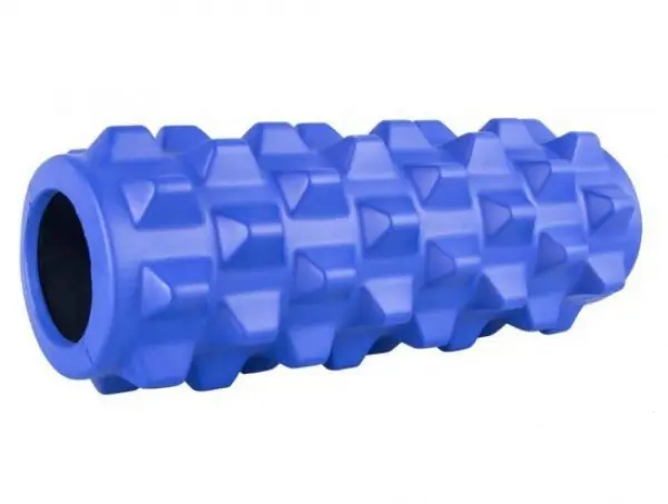 Harc Fitness Roler za masažu Vučji zubi, 33 x 13 cm, Plavi