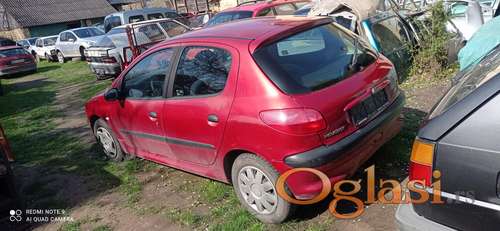 Peugeot 206 1.9 obican dizel razni delovi