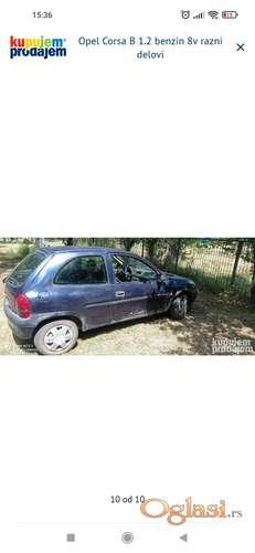 Corsa B 1.2 benzin razni delovi