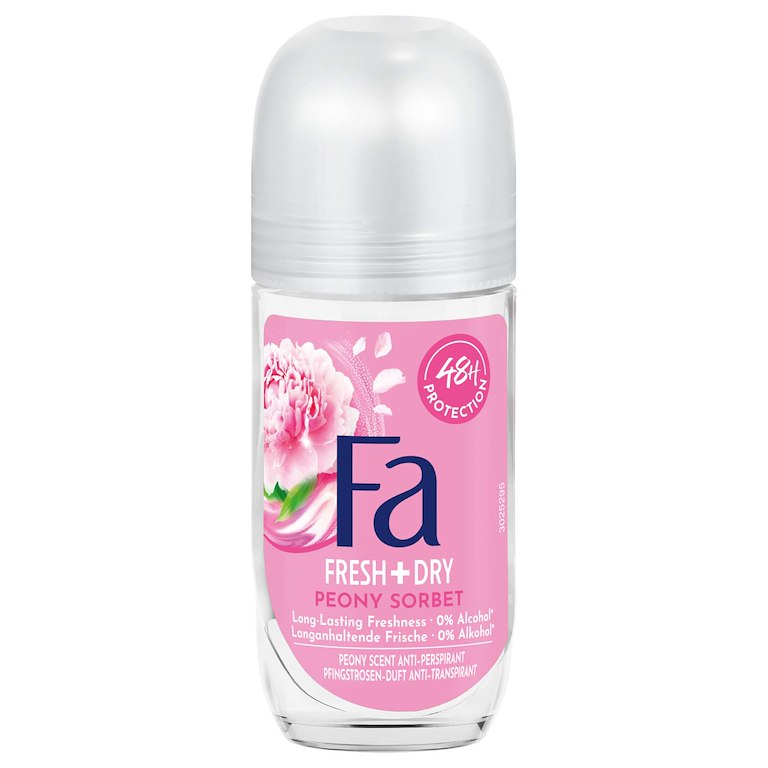 Fa deo roll-on peony sorbet 50ml fa