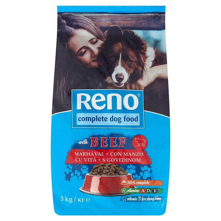 Reno hrana za pse govedina 3kg reno