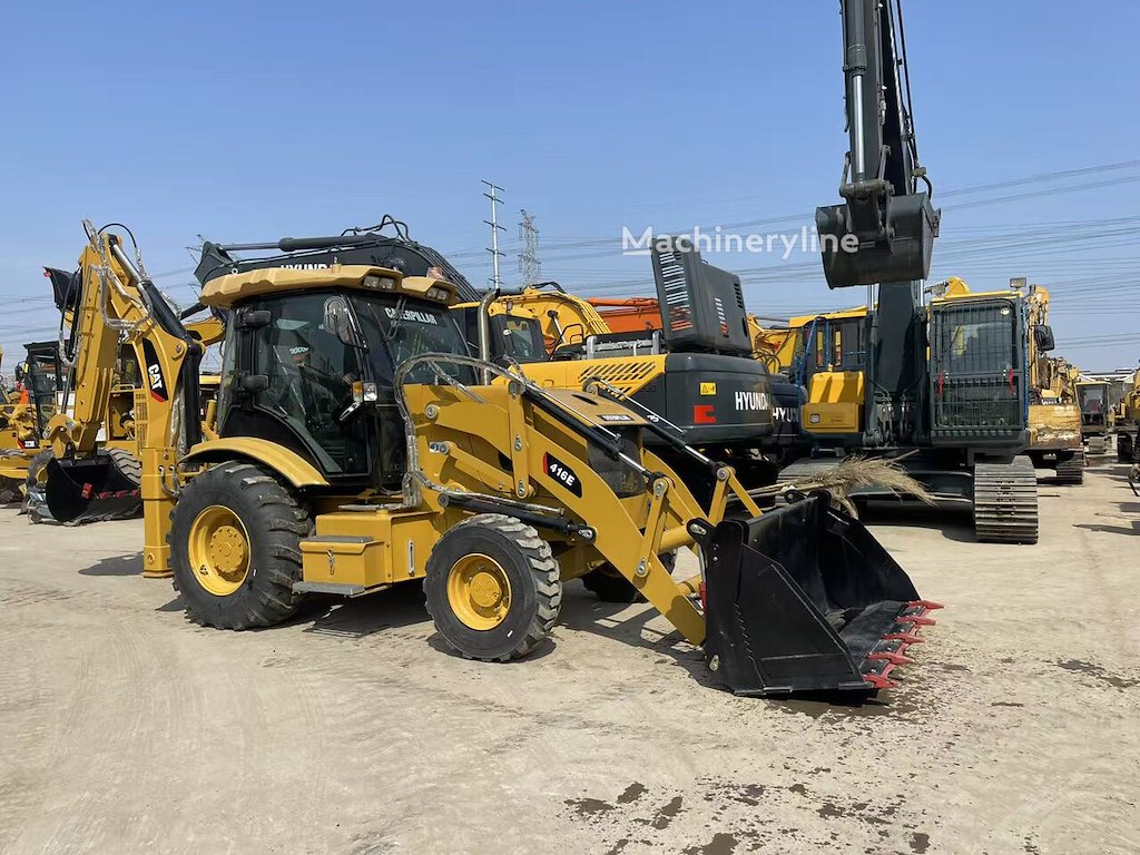 Novi Caterpillar 416F bager-utovarivač