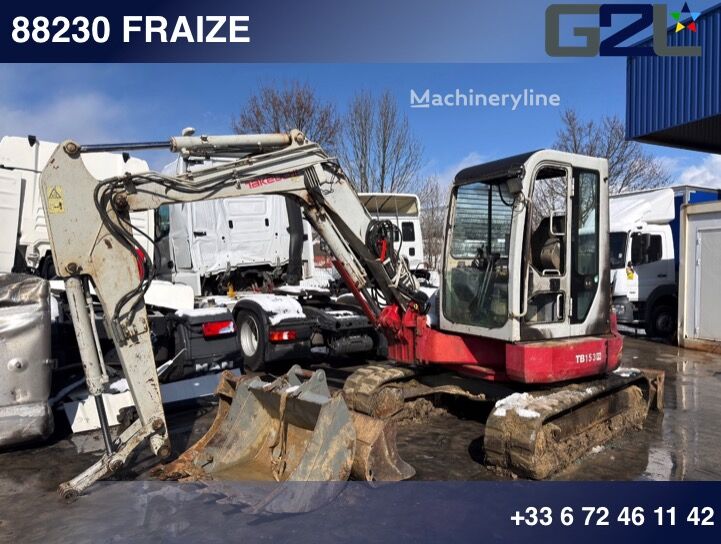 Takeuchi TB153 FR mini bager nakon udesa