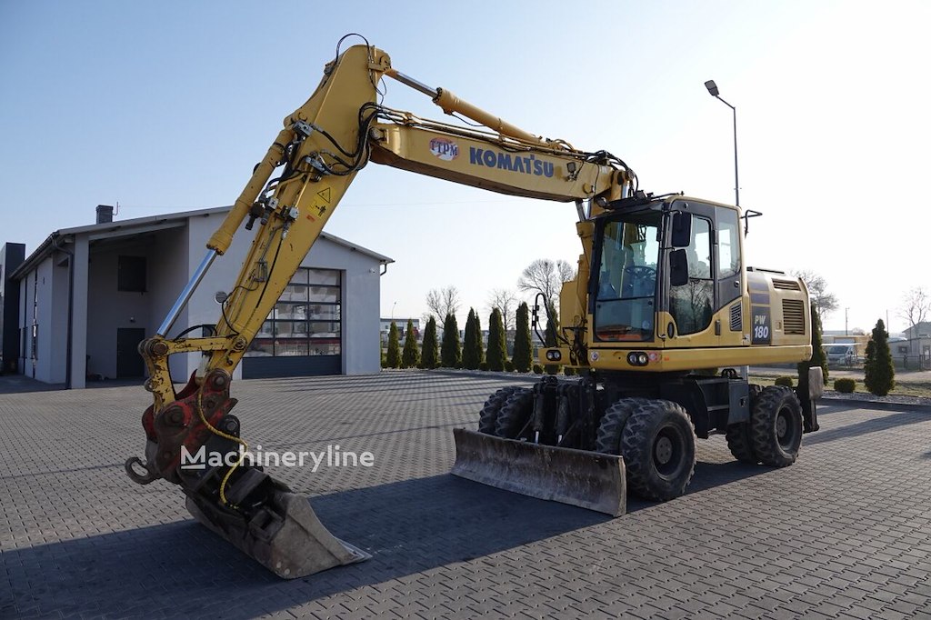 Komatsu PW 180-10 / KOPARKA KOŁOWA / 2017 ROK / bager točkaš