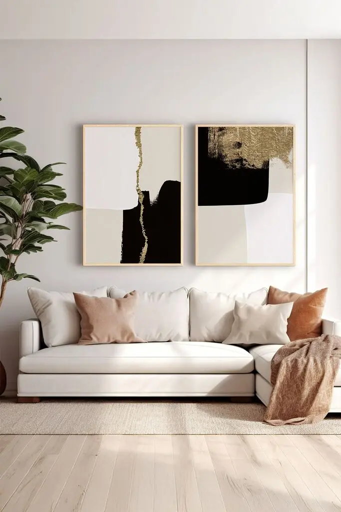 Wallity Uramljena slika Ersy2Limodel2, 33x48 cm, 2 dela