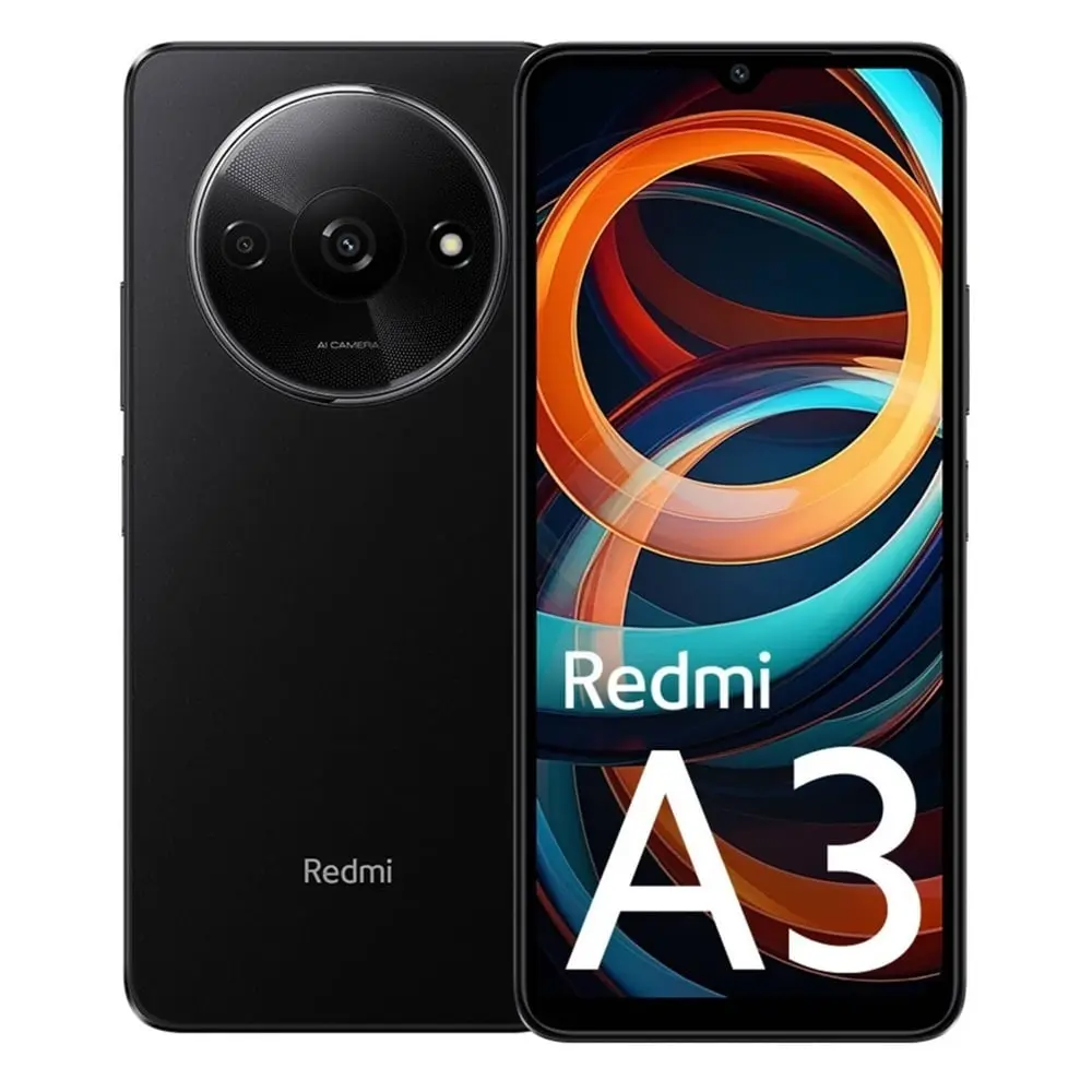 Xiaomi Refabrikovani mobilni telefon Redmi A3 4G, 6.71", 1650 x 720, 90 Hz, 50 MP, 8 MP, 4/128GB, Crni