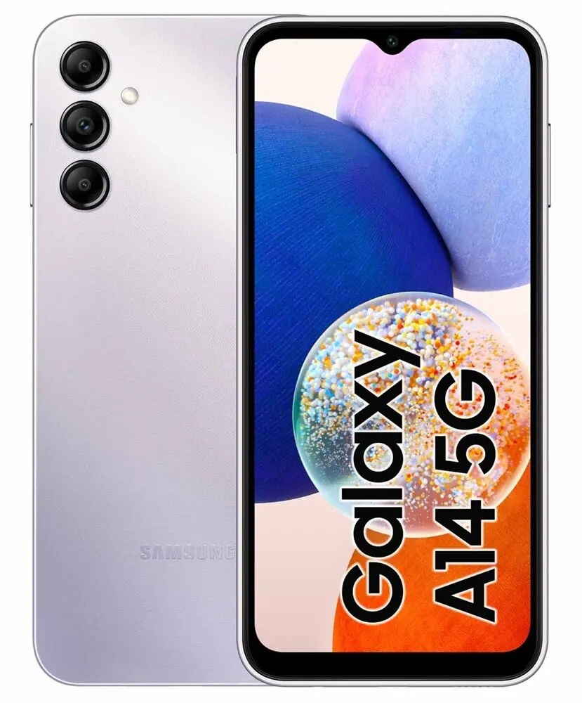 Samsung Refabrikovani mobilni telefon Galaxy A14 4G, 6.6", 2408 x 1080, 90 Hz, 50 MP, 13 MP, 4/64GB, Srebrni