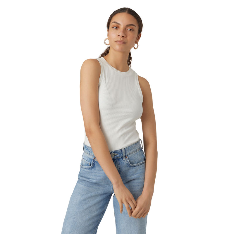 Ženska haljina Vero Moda Lavender o-neck top