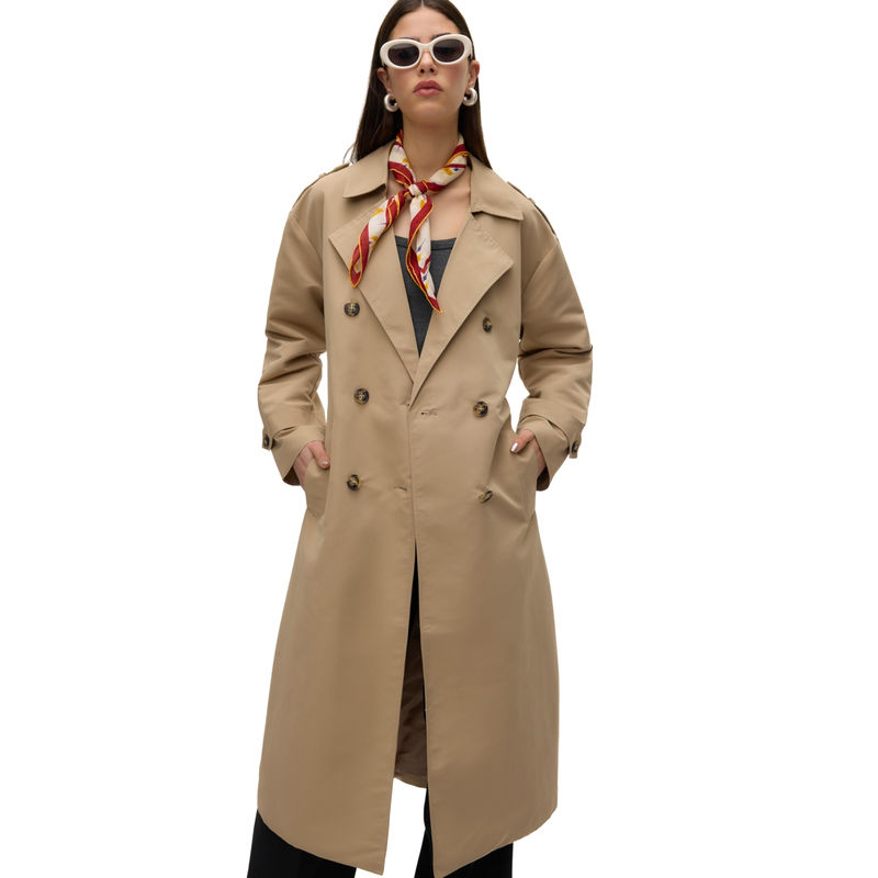 Ženski mantil Vero Moda Chloe long trenchcoat