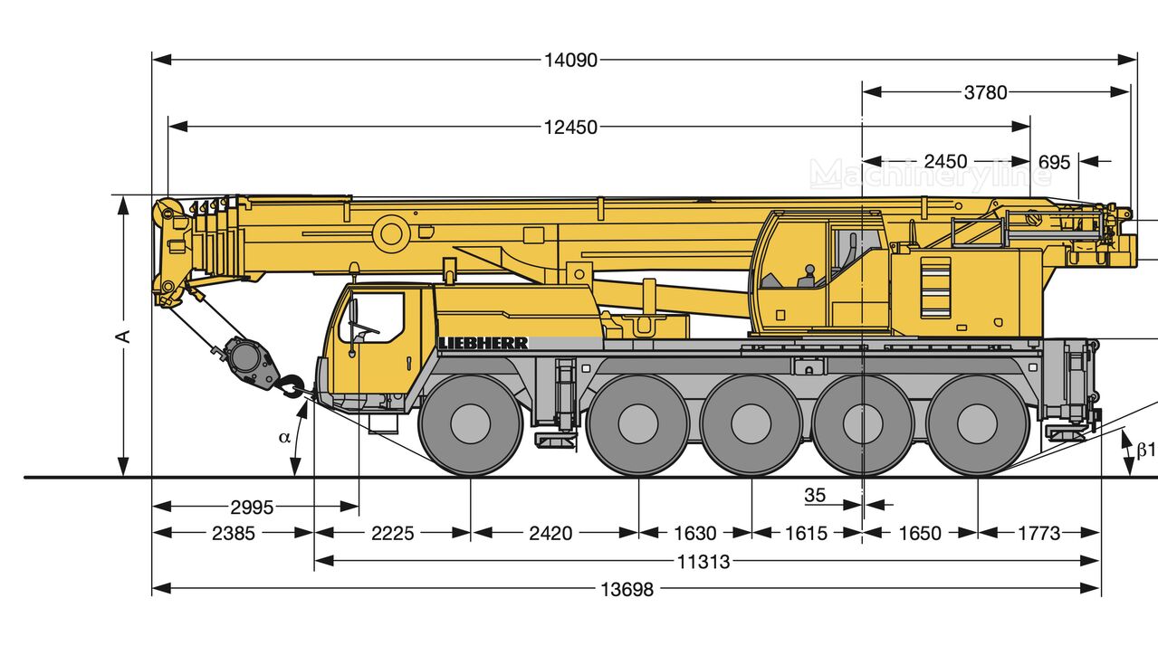 Liebherr LTM 1095-5.1 dizalica za sve terene