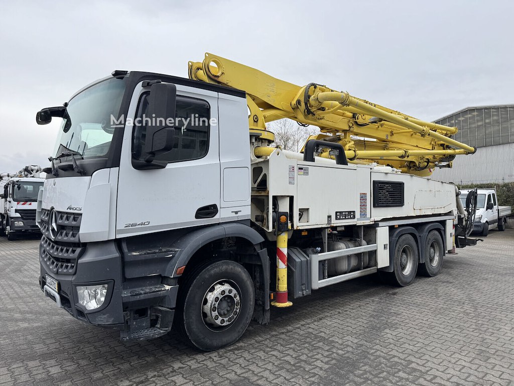 Putzmeister BSF 38-5.16H LS na šasiji Mercedes-Benz AROCS 2640 6x4 EURO6 POMPA DO BETONU PUTZMEISTER BSF38-5.16HLS pumpa za beton