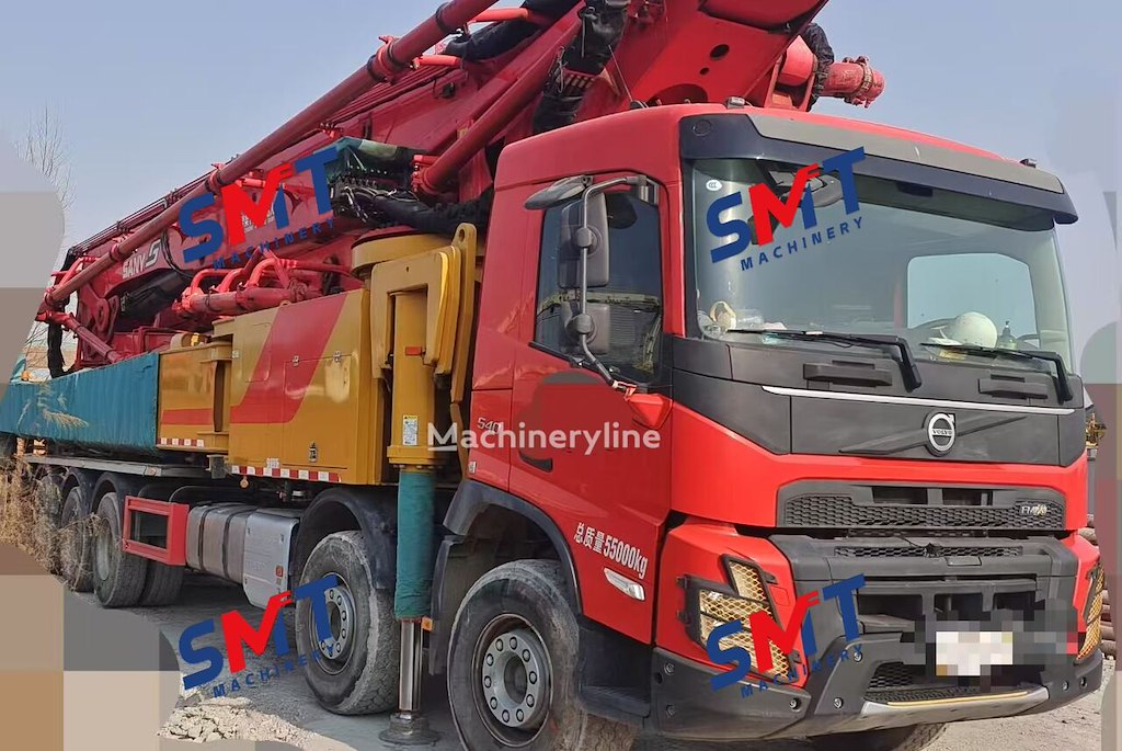 Sany 2023 super good original Used concrete pump Sany 71m on Volvo tr pumpa za beton