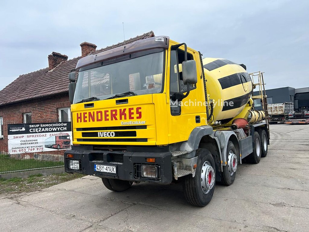 Stetter na šasiji IVECO Eurotrakker 340 kamion s mešalicom za beton