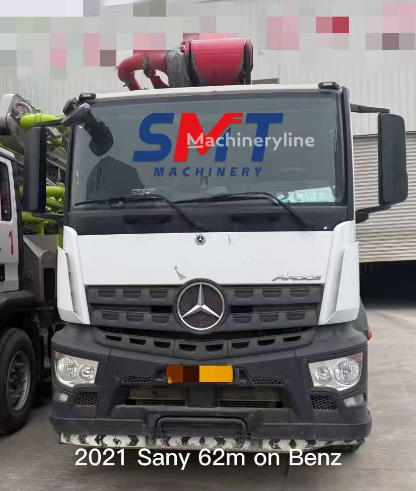 Sany 2021 concrete pump 62m on benz Arocs 4143 pumpa za beton