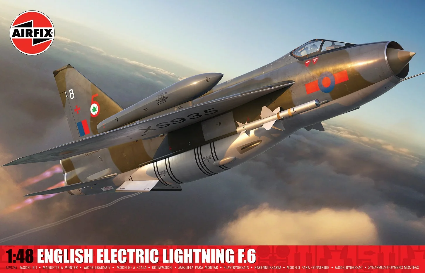 AIRFIX 1/48 English Electric Lightning F.6