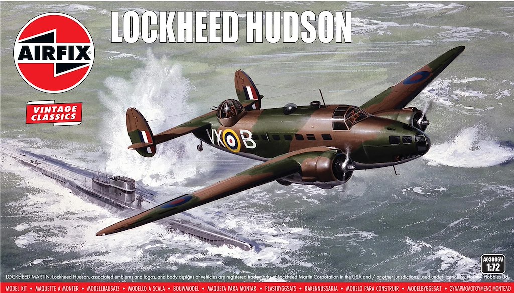 AIRFIX 1/72 Lockheed Hudson (Vintage Classics)