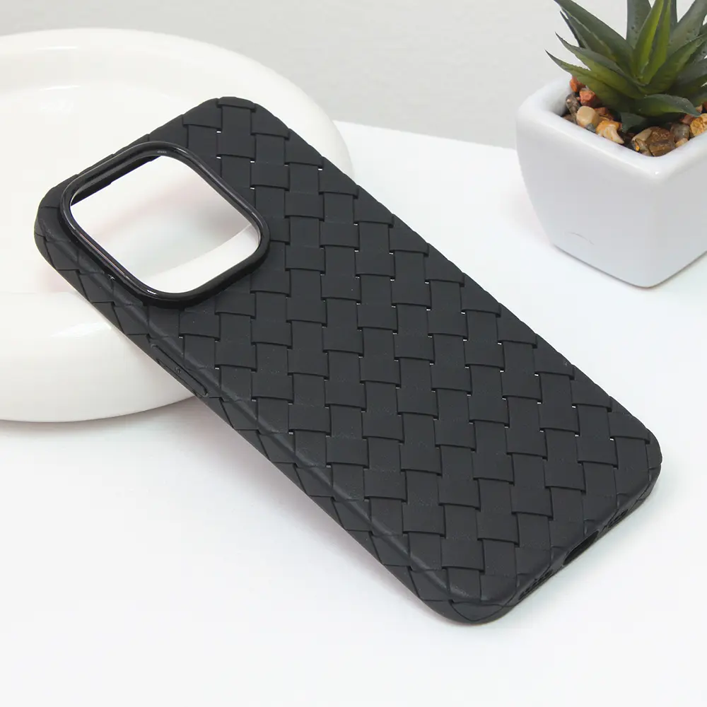 TERACELL Torbica Weave case za iPhone 14 6.1 Pro crna