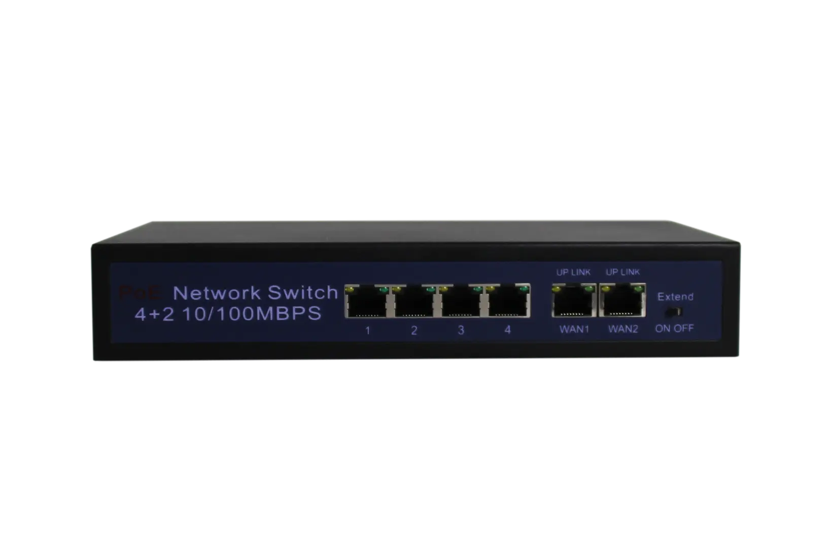 Elteh PoE switch 4-port HT412, Crni