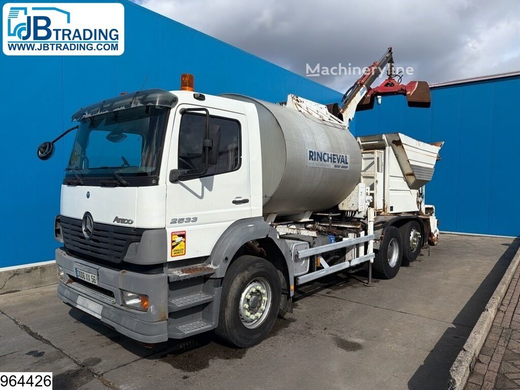 Mercedes-Benz Atego 2533 6x2, PTO, Maxilift, asphalt sprayer prskalica bitu-emulzije