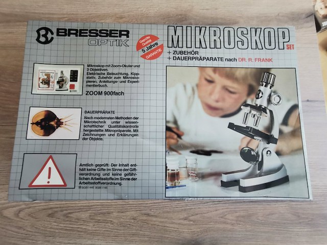 Bresser optik mikroskop Set, Zoom 900 puta