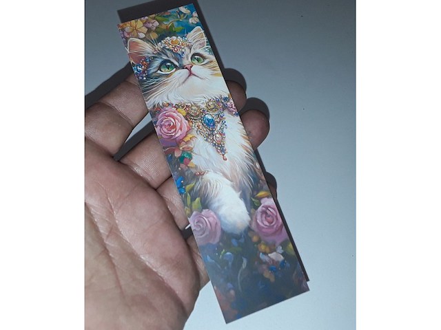 Obeleživač stranica, Bookmarker. 15 x 4 cm.
