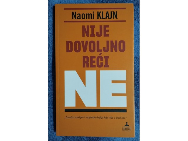 Naomi Klajn NIJE DOVOLJNO REĆI NE